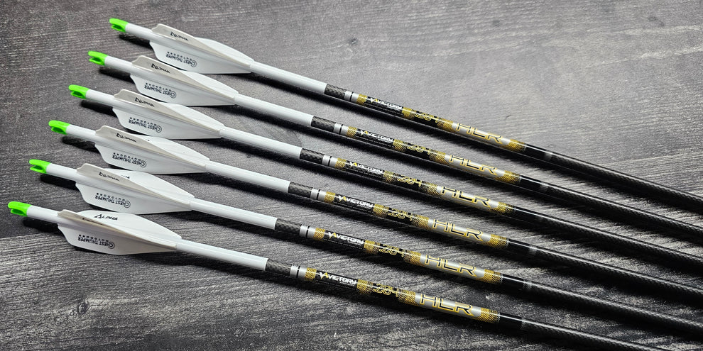 Half Dozen Victory HLR Elite Arrows – Chest Thumper Outdoors